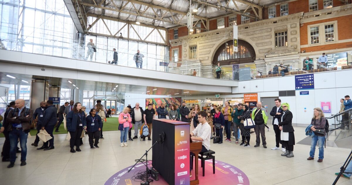 The Sidings at Waterloo Station summer piano… | South Bank London