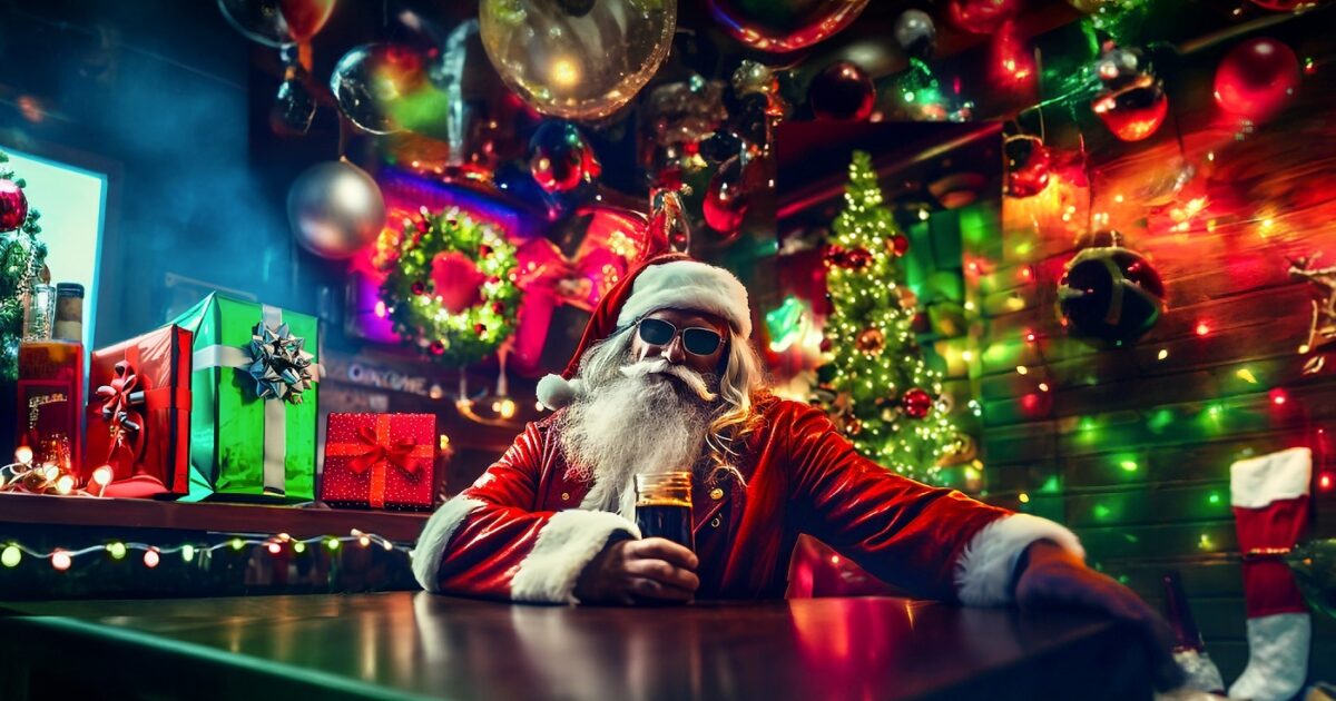 Santa's speakeasy dive bar is popping up on Leake… | South Bank London
